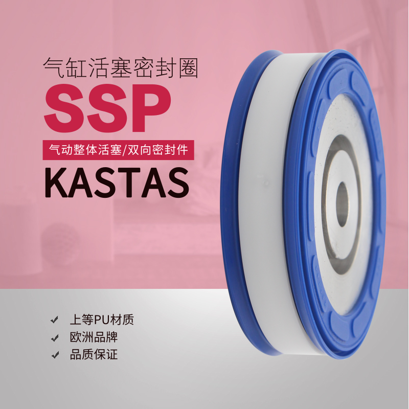 KASTAS K58 PU pneumatic integral piston boom cylinder seal/clamping ...
