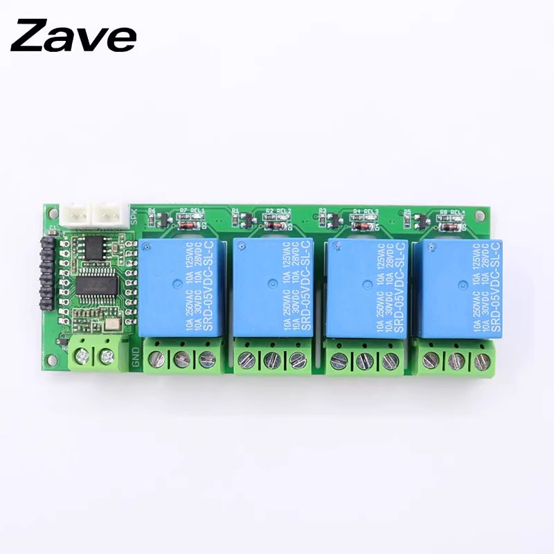 4-Channel Offline Voice Control Switch AI Intelligent Wireless Control ...