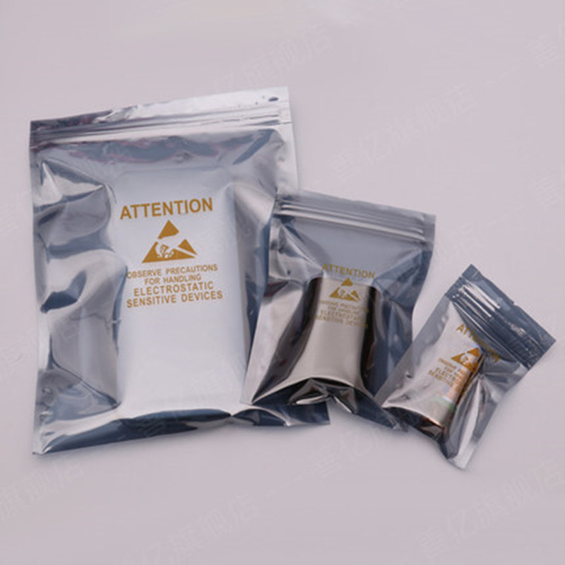 [USD 7.17] Printed with anti-static sign sealing electrostatic bag self ...