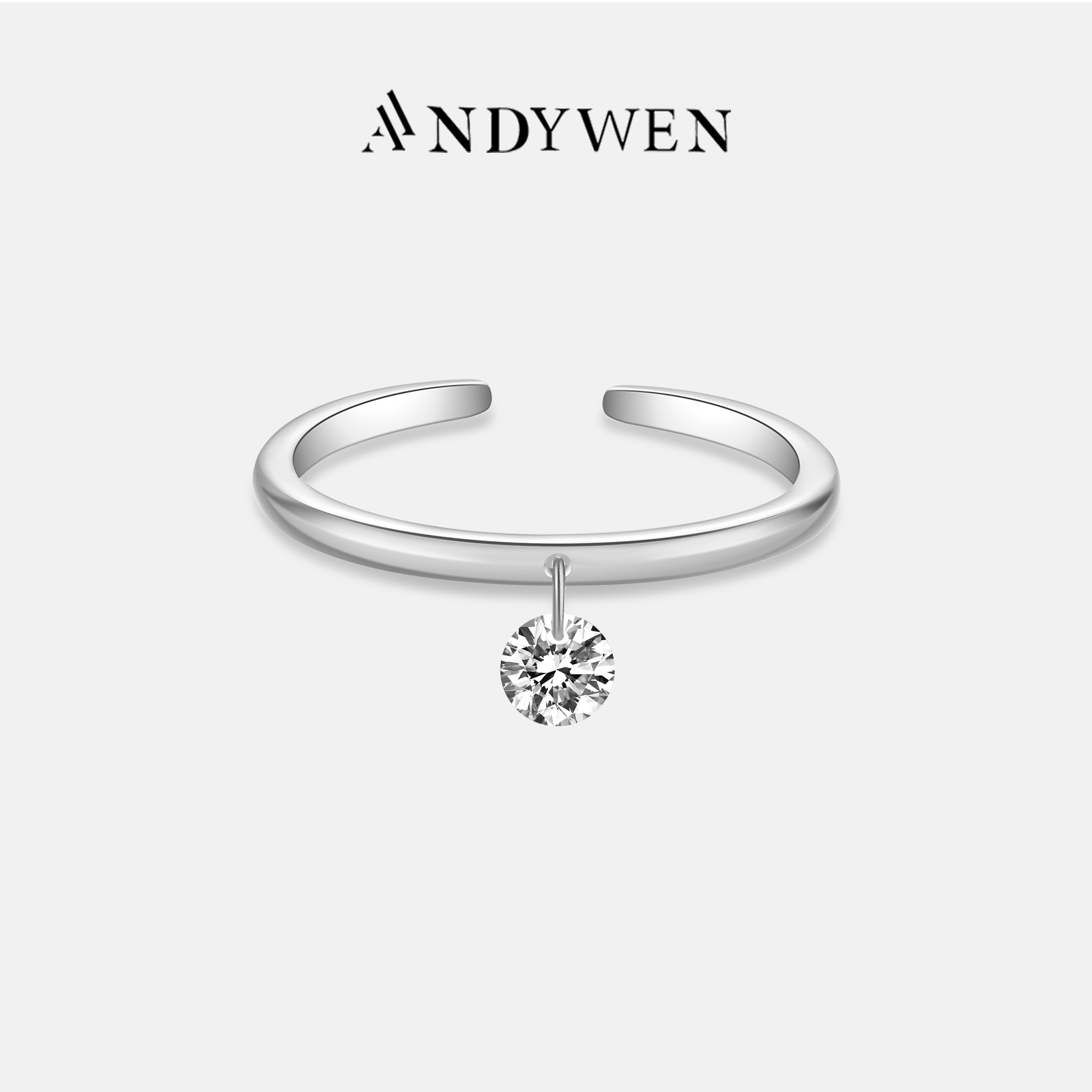 开口可调节925纯银戒指女日韩百搭ins风轻奢风设计感指环新款戒子-Taobao