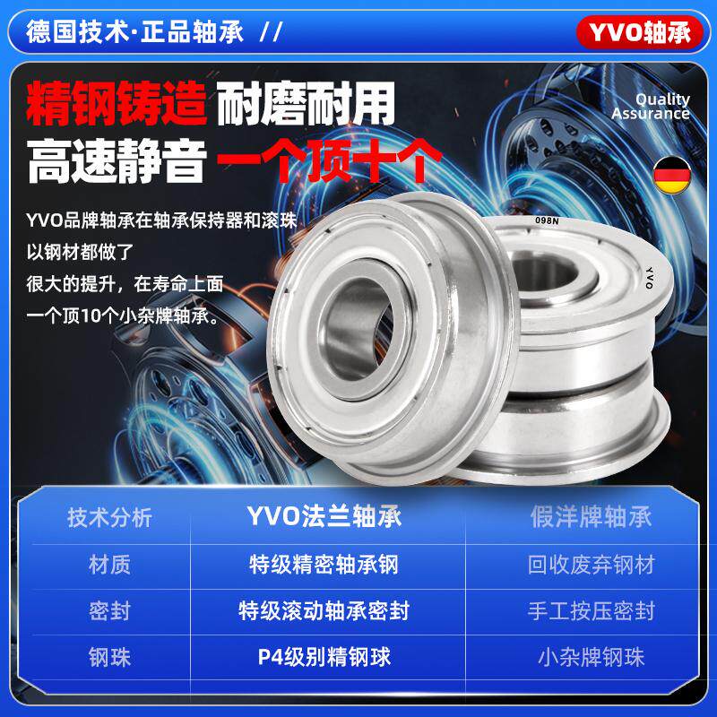 带法兰台阶微型轴承F634/F635/F636/F63800/F63801/63802/63900ZZ：揭秘微型机械界的“隐形英雄”-深沟球 ...