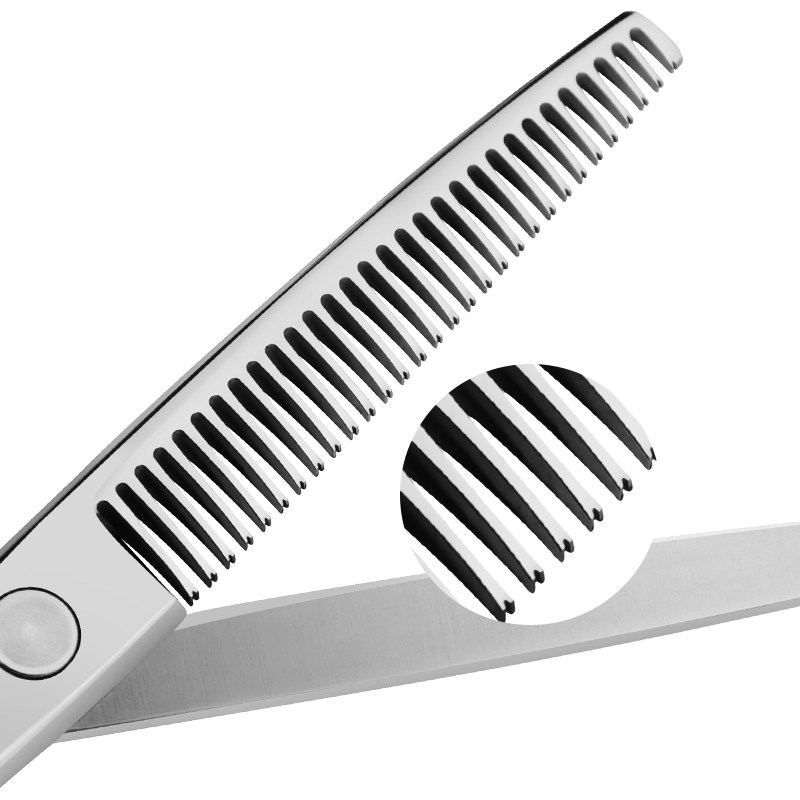 Hair stylist straightening scissors Hair scissors Flat tooth scissors ...