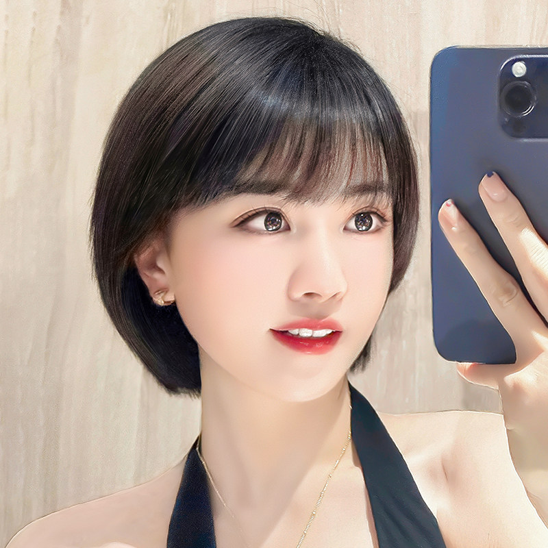 Transform your look with this sweet bob wig set, featuring a sky-high ...