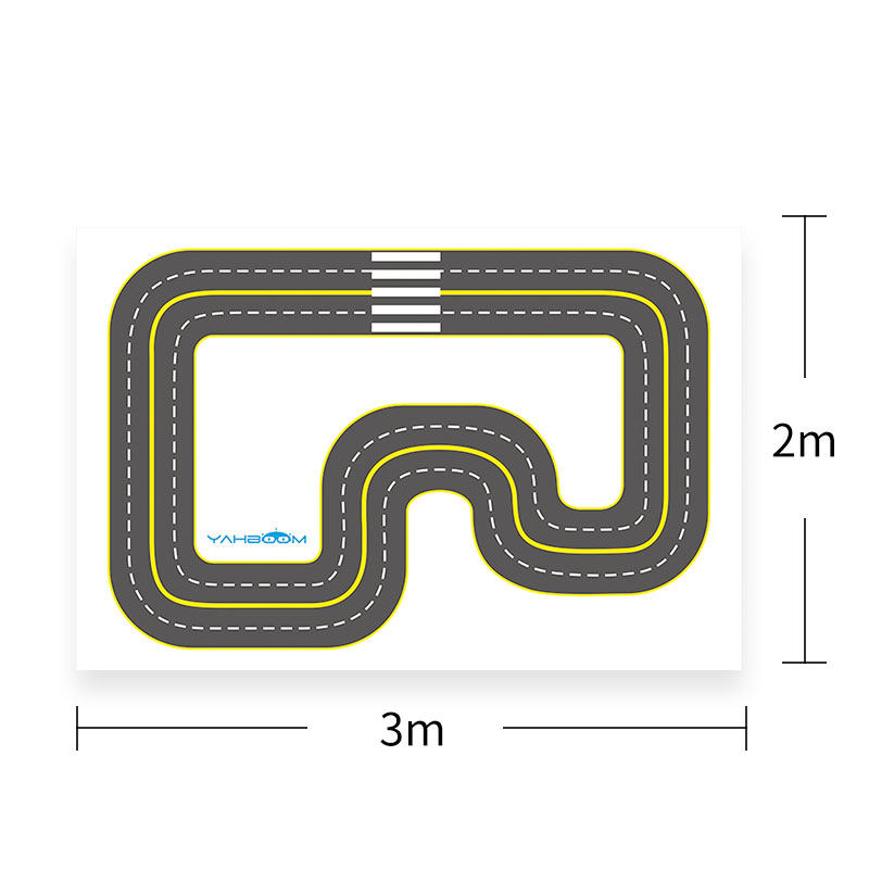 Yabo Smart Automatic Driving Map AI Artificial Small Car Training Track ...
