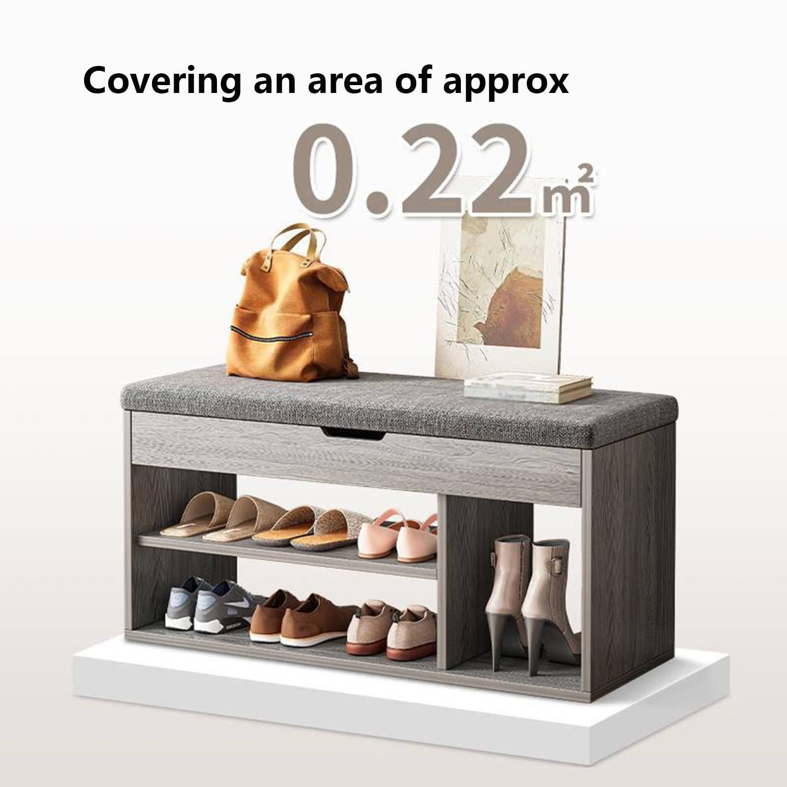 Banca pentru pantofi cu perna, scaun modern pentru pantofi, WALALLA, cu ...