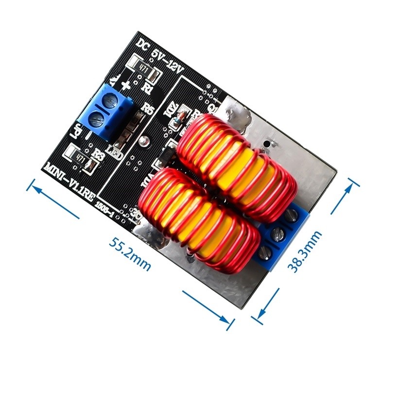 zvs感应加热发生器模块小功率特斯拉diy迷你型高频120w60w5-12v-阿里巴巴