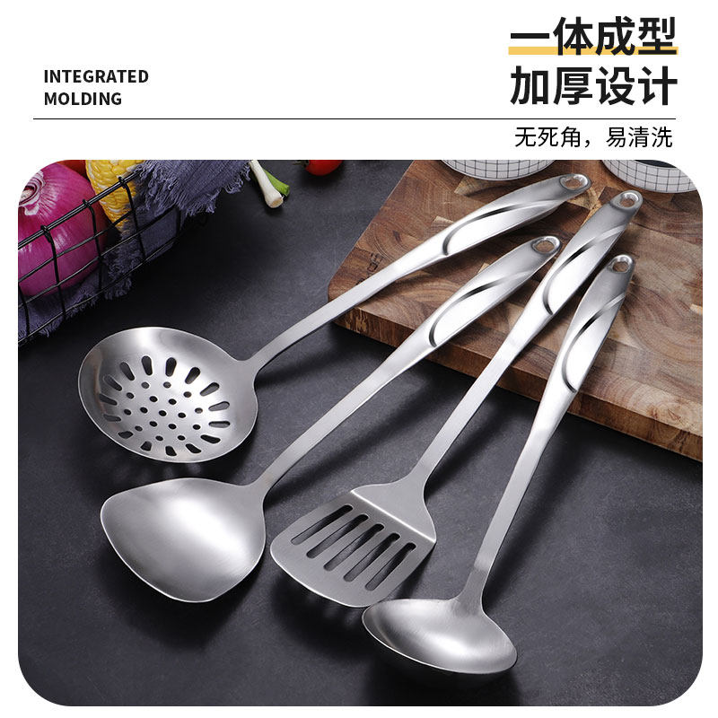 Fils 304 pot shovels stainless steel shovel sauté iron shovel thickened ...