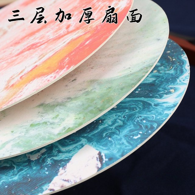 Lacquer fan finished product folding special fan Yangzhou intangible ...