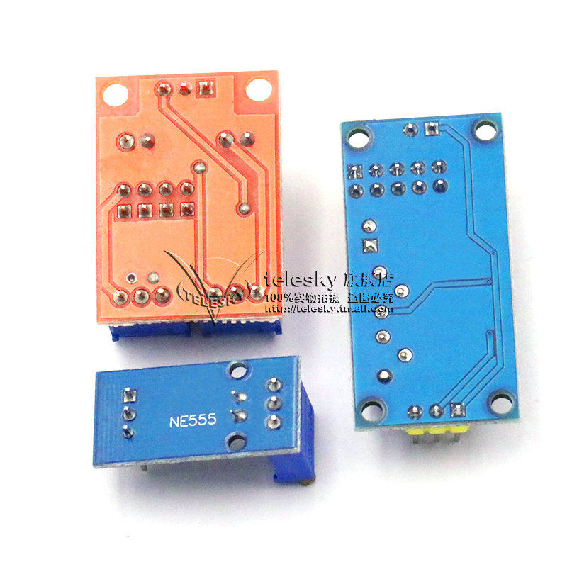 NE555 Pulse Generator Square Wave Rectangular Wave Frequency Duty Cycle ...