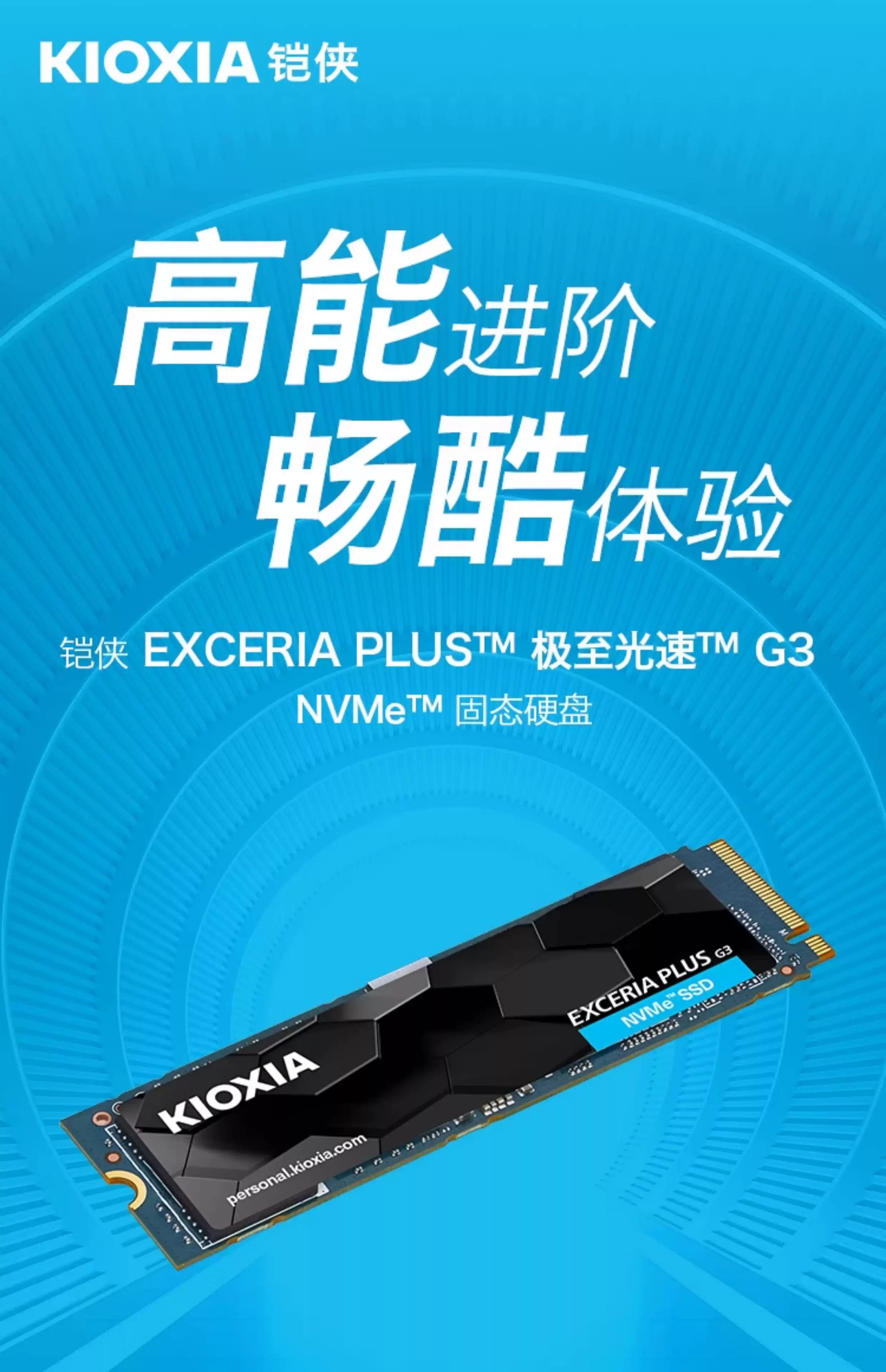 铠侠SD10固态硬盘1t m.2 NVMe台式电脑笔记本ssd固态盘pcie4.0 m2