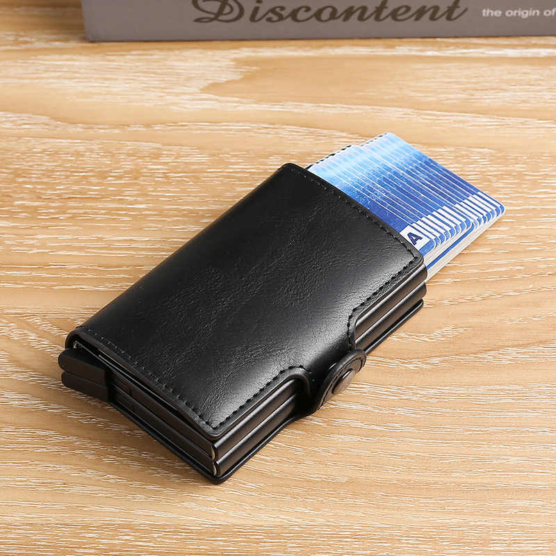 Muji rfid automatic pop-up card holder: your new wallet guardian! multi ...