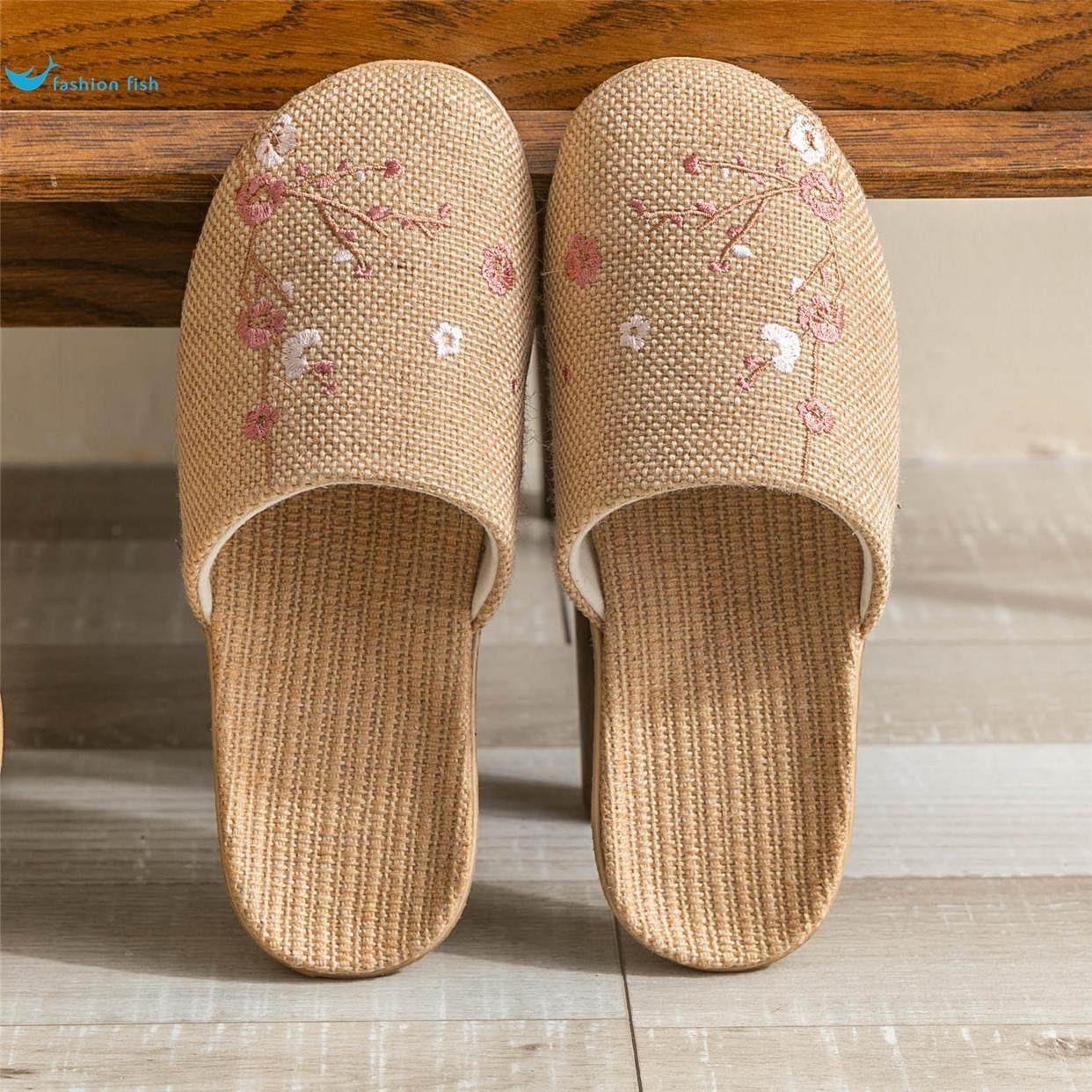 💖 Are these spring/summer linen slippers with a closed toe, non-slip ...