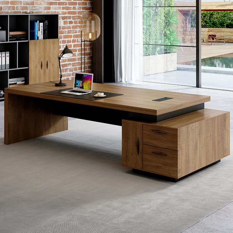 Casual modern boss single commercial office furniture, executive desk ...