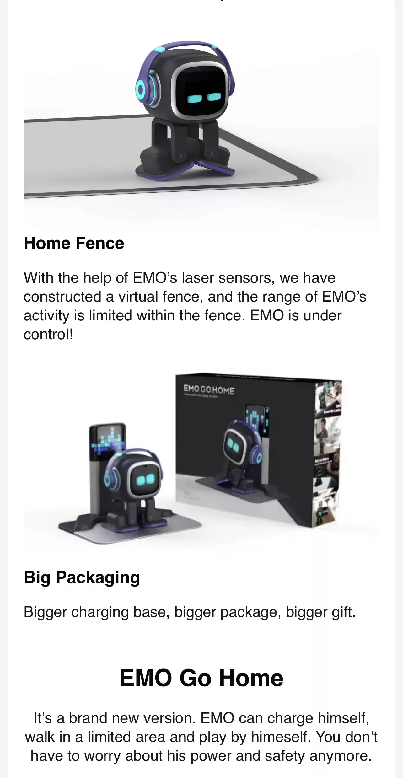 EMOPET官方旗舰店 emo智能桌面AI情感宠物机器人深圳现货秒发-Taobao