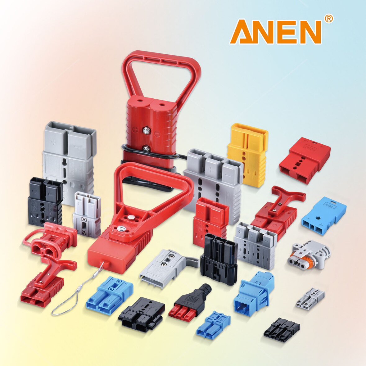 ANEN 50A大电流插头SAS50电源连接器600V快速插头工业规格-Taobao-Tmall