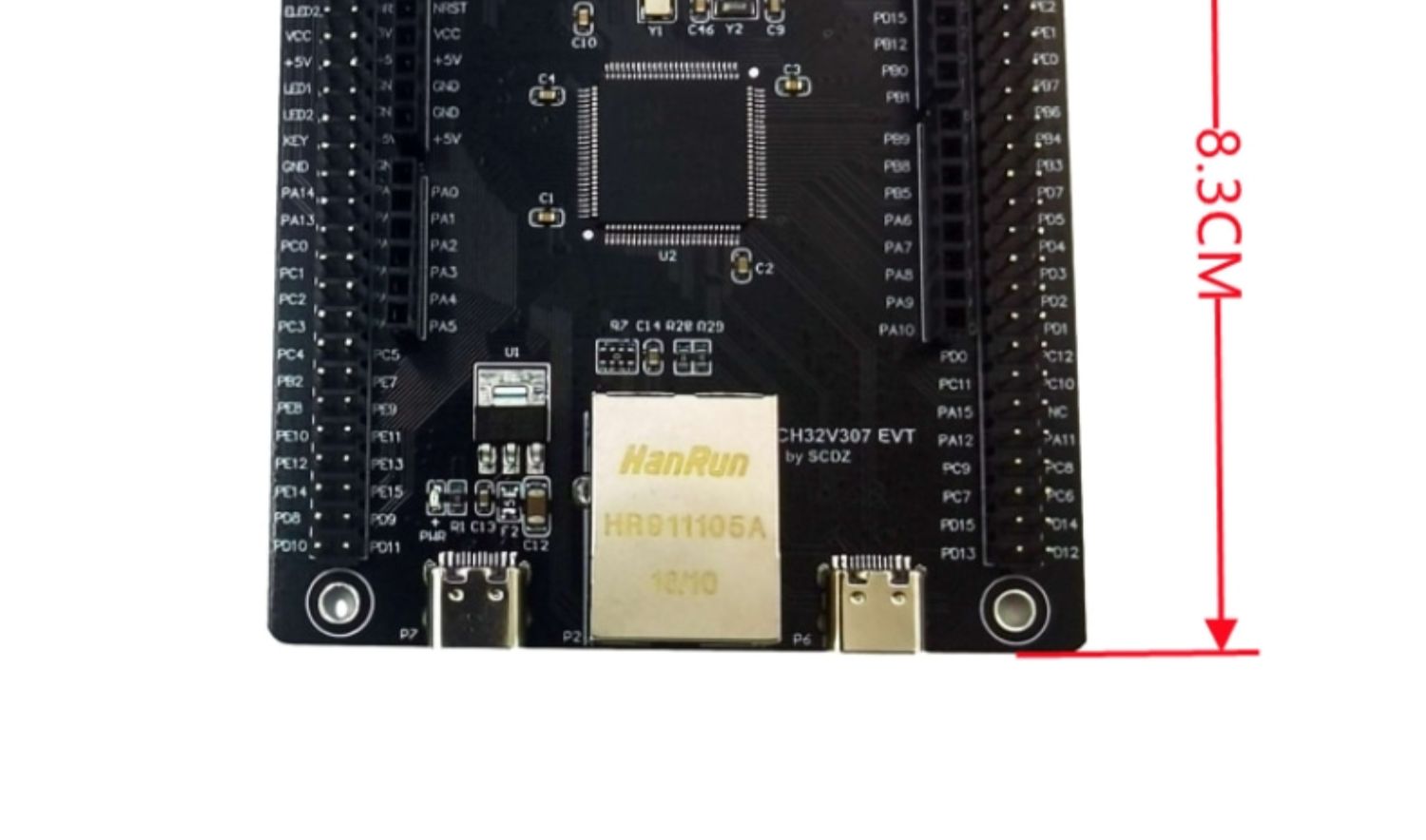 CH32V307VCT6-EVT-R1 支持RT-Thread 核心板开发板 RISC-V沁恒-阿里巴巴