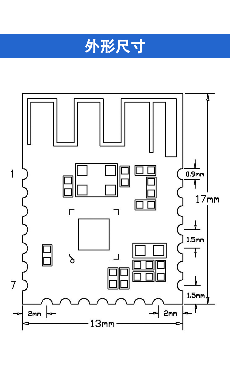 ZX-D24双模蓝牙模块SPP3.0+BLE5.2高速率低功耗无线串口通信透传-阿里巴巴