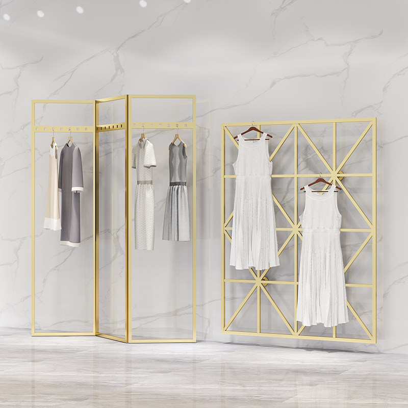 [USD 233.75] Garment store wedding dress display on the island screen ...