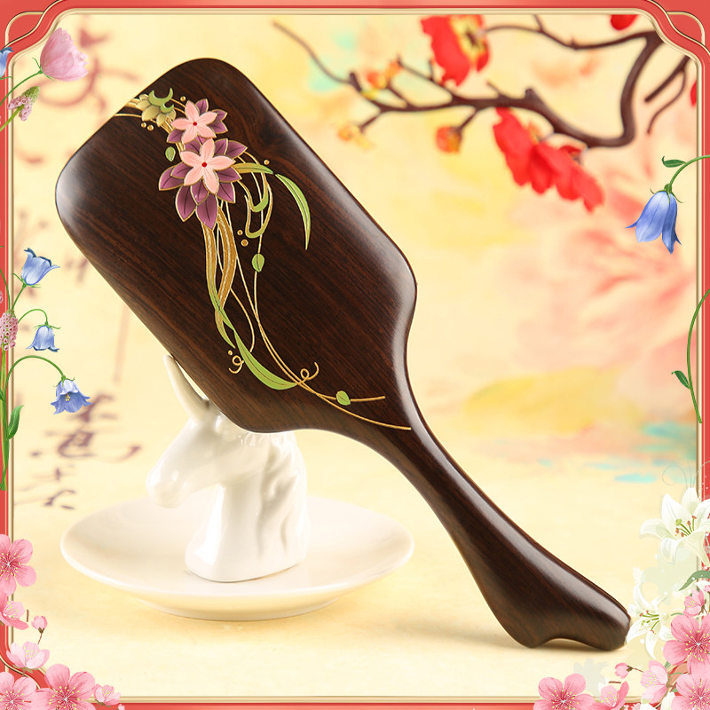 Genuine ebony comb gift box, classy massage comb, how to care for your ...