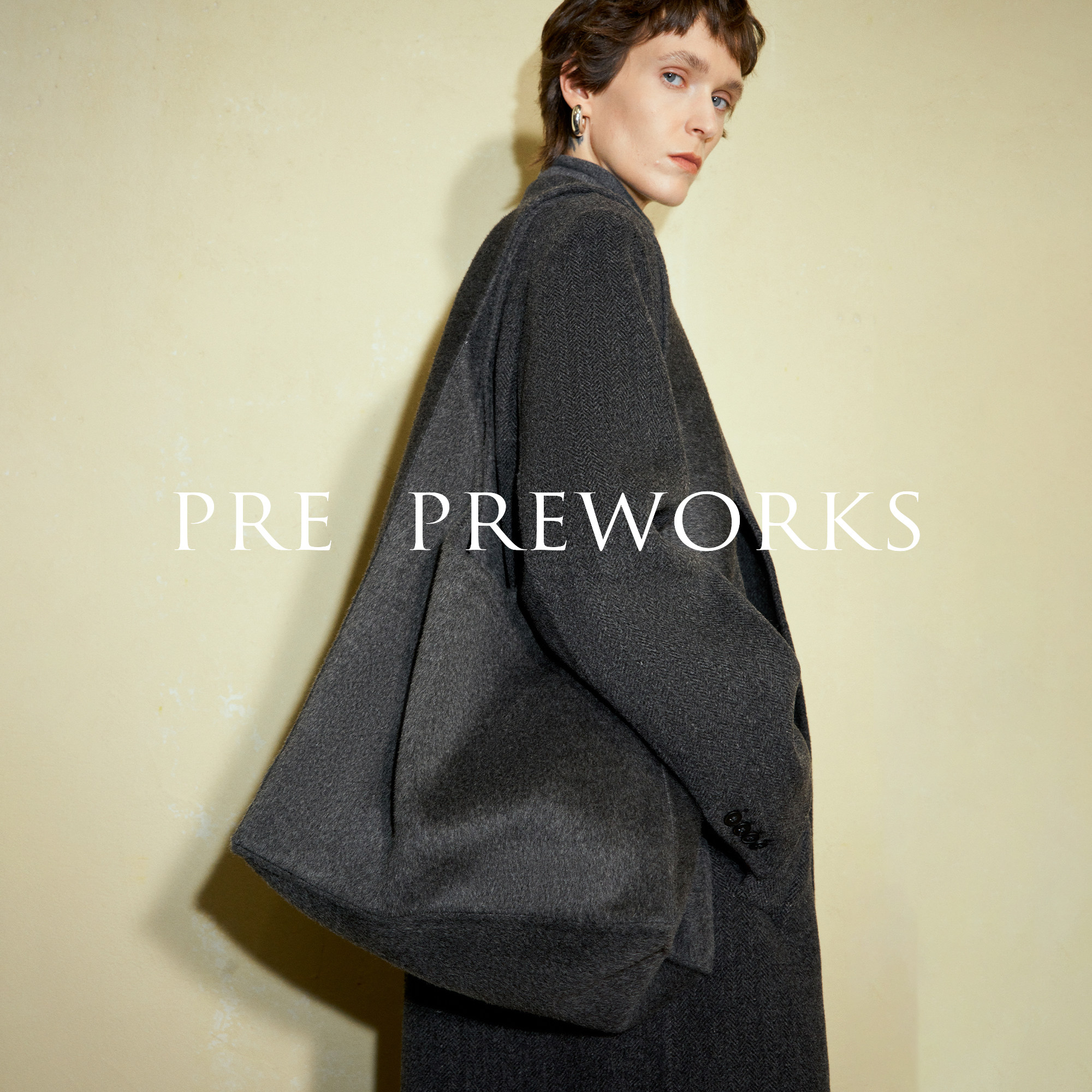 Pre preworks wabi-sabi style cool & versatile wool-like large capacity ...