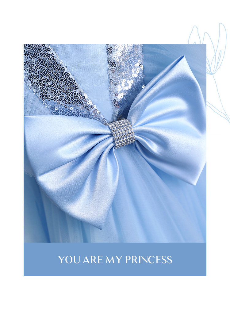 Children's summer dress girls gauze princess dress flower girl girl ...