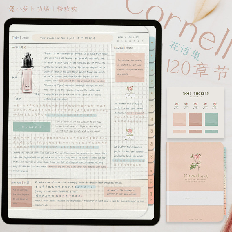 goodnotes模板笔记康奈尔学习考研本ipad电子手帐notability模板-Taobao