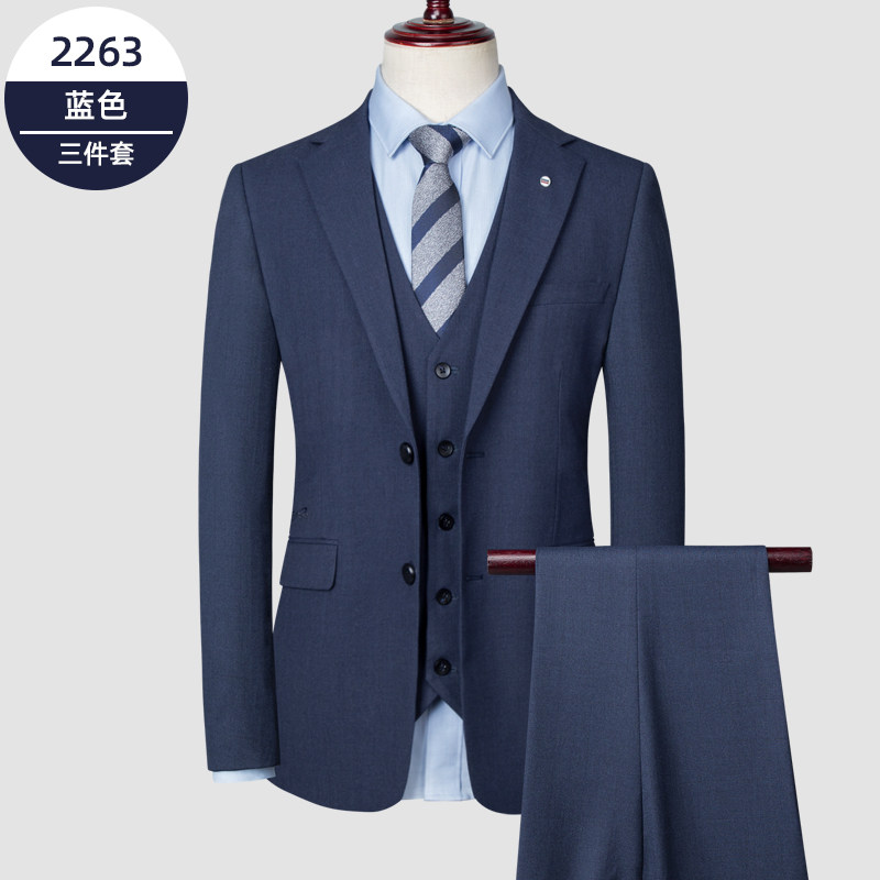 [USD 298.28] Romon Groom's suit suit man's body repair business posing ...