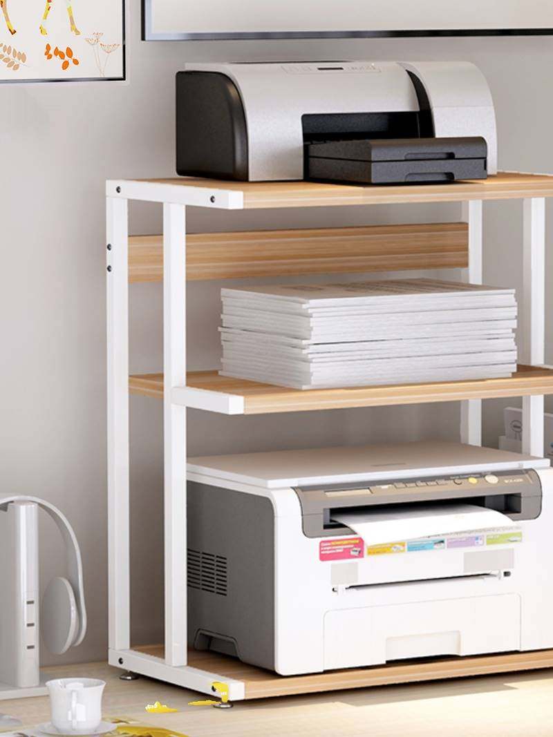 [USD 44.18] Printer locker moves multi-layer shelf layer deck screen ...