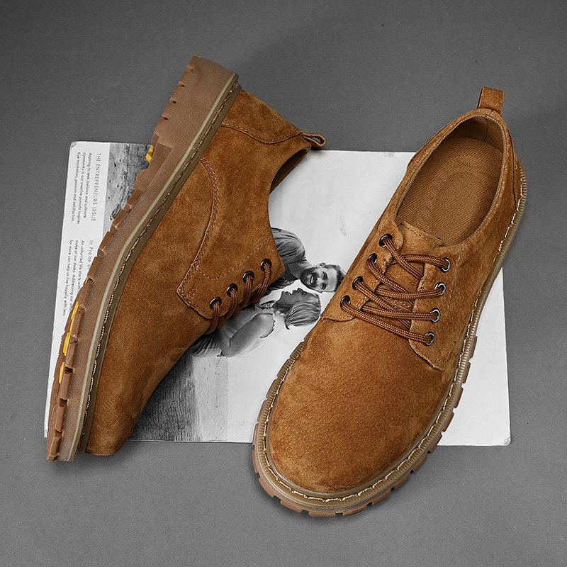 European style martin boots for men: new low-top versatile casual shoes ...