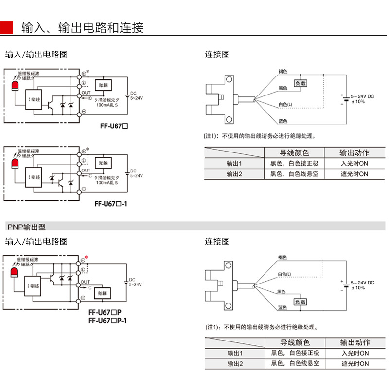 神武光电开关传感器FF-U672-1四线常开常闭替代华怡丰LU672-5NA-阿里巴巴