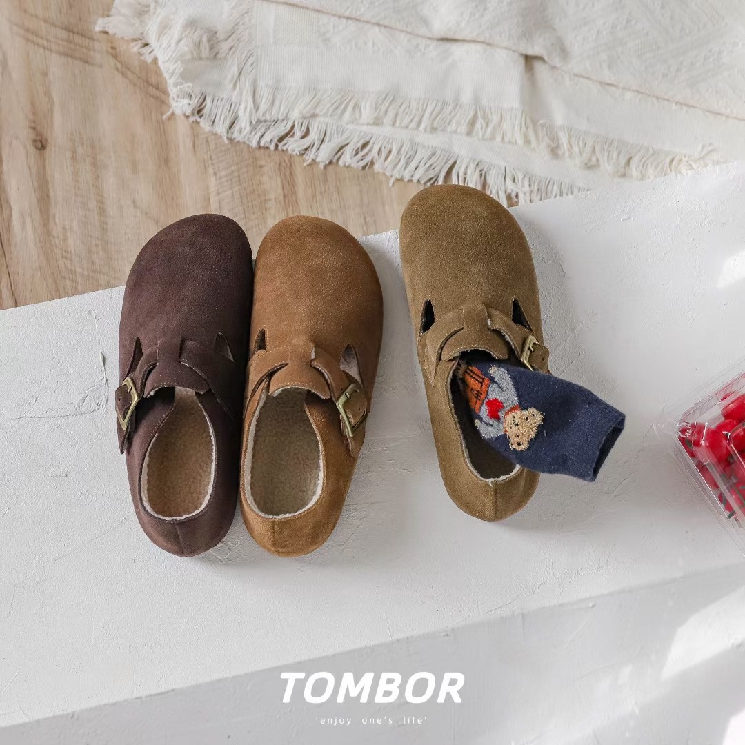 Tongbao Tombor Women's Shoes AB6-15 Retro Mori handmade round head ...