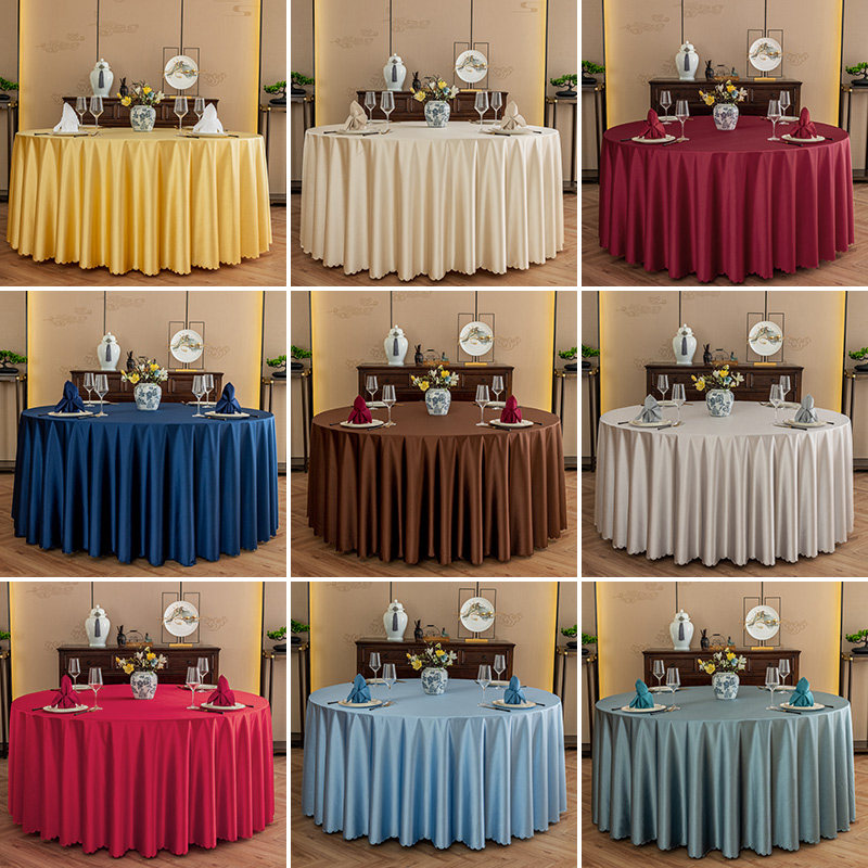 Hotel-grade round tablecloths: the essential touch for elegant weddings ...