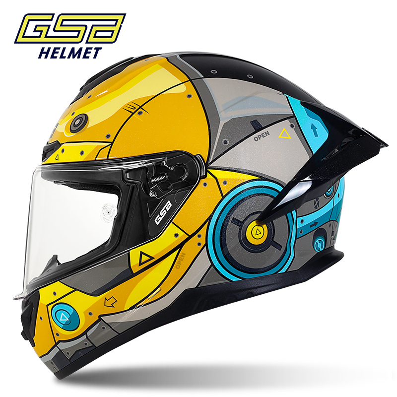 [USD 356.32] gsb361GT motorcycle helmet men and women big-tailed national tide locomotive full ...