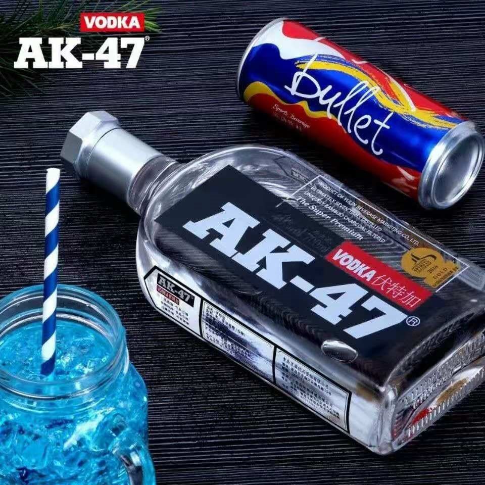 ak47伏特加原味vodak 阿卡47酒 6瓶500ml 雞尾酒調酒基酒套裝洋酒-Taobao