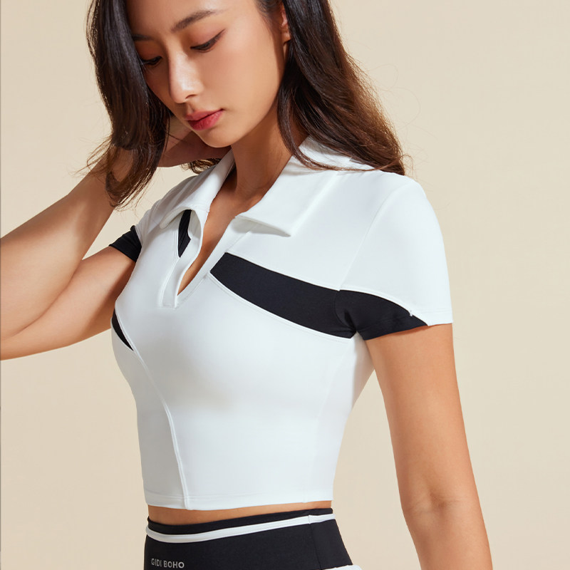 25年爆火小红书的瑜伽T恤推荐｜GIDI BOHO极地薄荷夏季T恤修身显瘦穿搭实测-瑜伽t恤-淘宝好物网