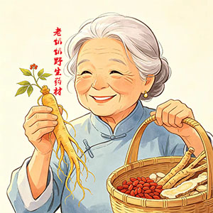 老奶奶野生中药材甘草黄芪党参当归