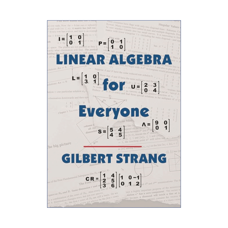 Gilbert Strang《Linear Algebra for Everyone》：线性代数入门的不二之选！-科普读物-淘宝好物网