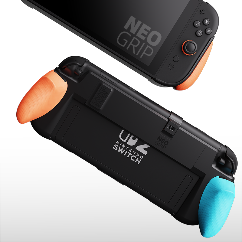 Skull Co. NS2 握把 可更换NeoGrip 握把 适用Switch OLED 握把 蓝红NeoGrip2 握把 任天堂Switch2 配件