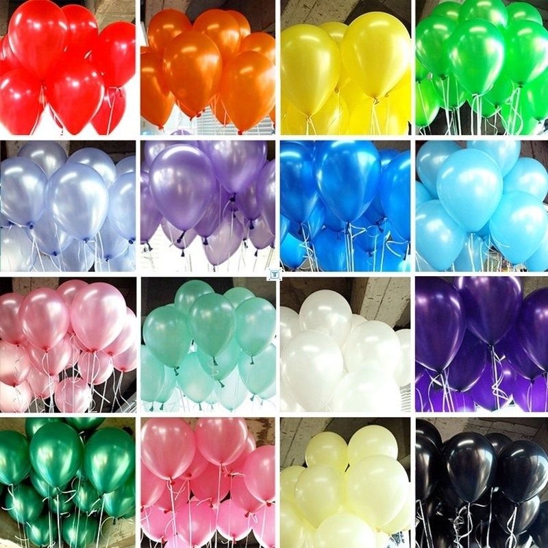 10pcs/lot Birthday Balloons 1.5g 10inch Latex Balloons Gold