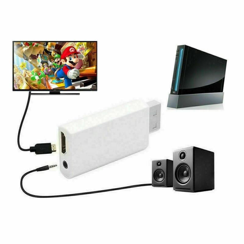 Wii2HDMI Full HD Adapter Portable Mini Wii to HDMI Converte