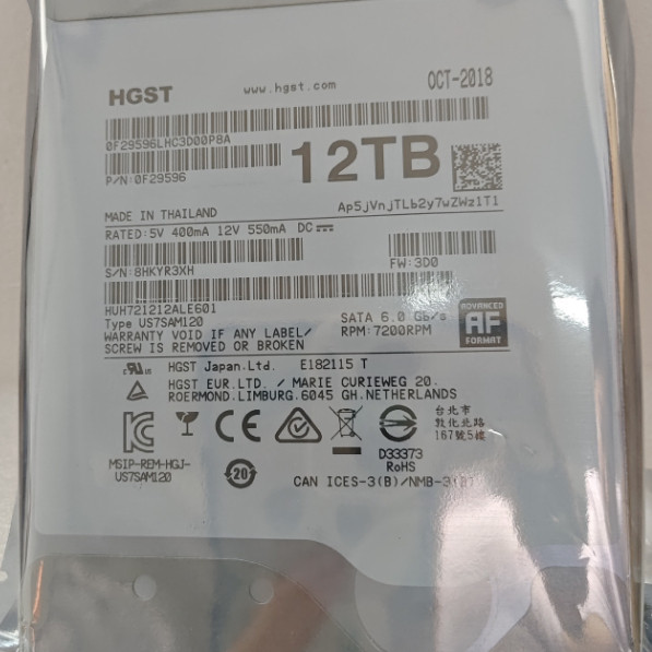 日立12T TB HUH721212ALE601：海量存储，企业级监控与NAS的最佳拍档！🚀-企业级硬盘-淘宝好物网