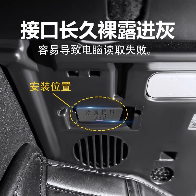 银河L6/E8/E5/L7车主必看！OBD接口保护盖真的那么重要吗？-OBD-淘宝好物网