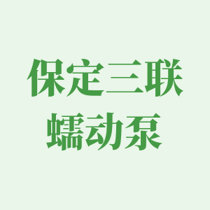 保定三联蠕动泵