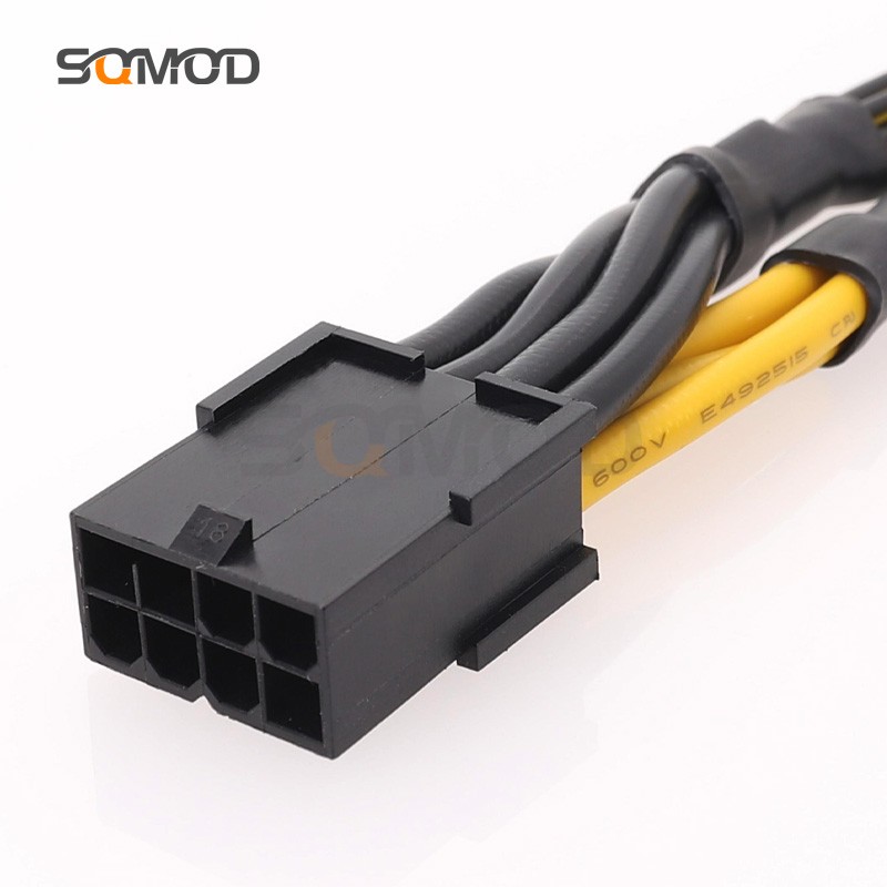 适用于SQC122显卡8PIN一分三 8针 PCI-E母头转3*8针（6+2）针PCI--阿里巴巴