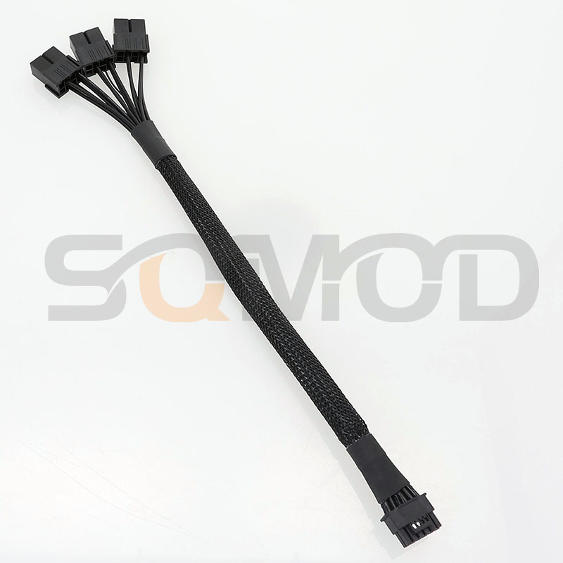 PP58-3x8pin PCI-e 到 16Pin(12+4) PCI-e 5.0 12VHPWR 16P-阿里巴巴