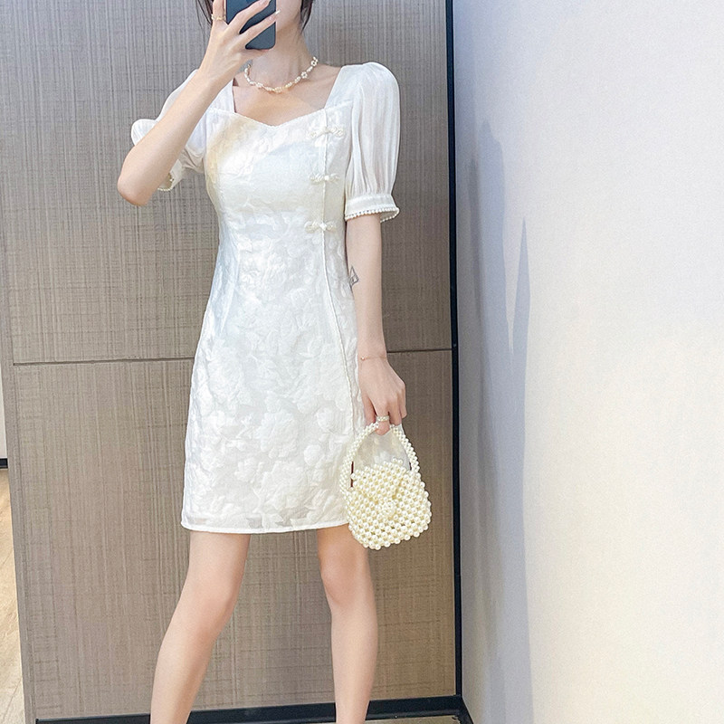 [USD 197.80] Snicker cheongsam modified dress women summer small high ...