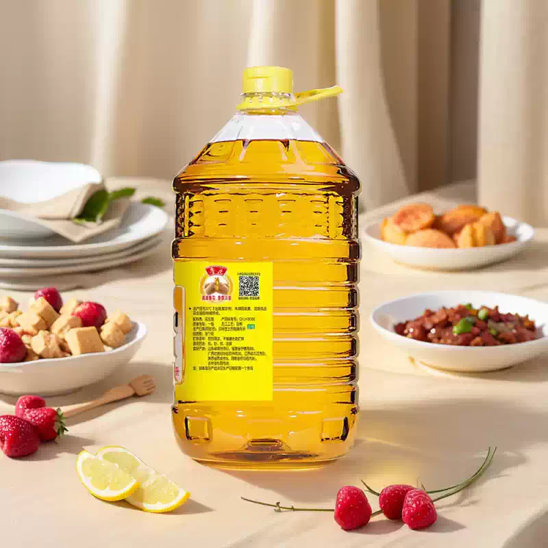 【官方自营】鲁花5S压榨一级花生油5.43L食用油家用炒菜烹饪餐饮