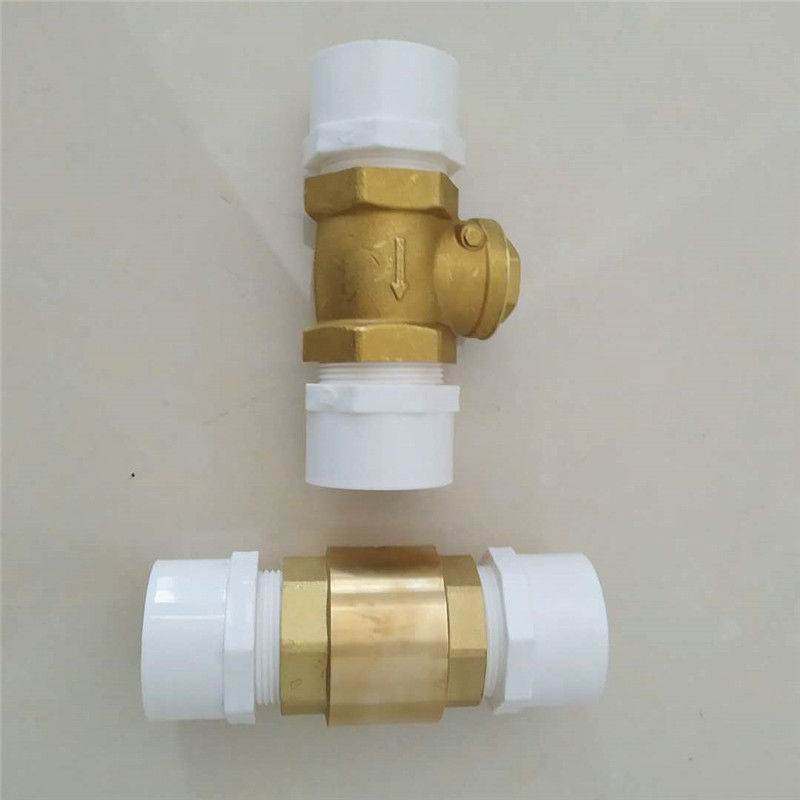 [USD 9.82] PVC Check Valve Brass Horizontal Vertical Check Valve Check ...