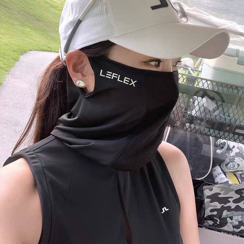 LEFLEX男女透气高尔夫防晒面罩，夏季防紫外线新宠？🌞-高尔夫球帽-淘宝好物网