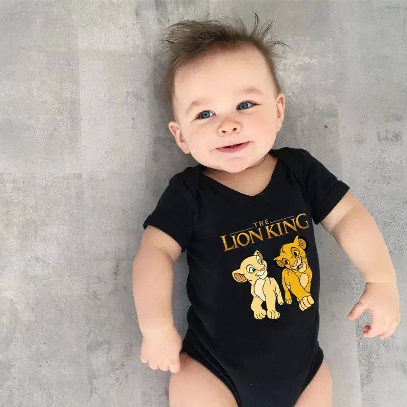 Cartoon Simba Lion King Baby Girl Boy Clothes Black Short-Taobao